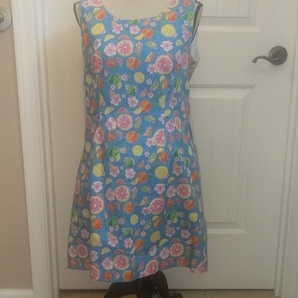 Kaeli Smith | Dresses | Nwt Kaeli Smith Fruity Blue Dress 4 | Poshmark